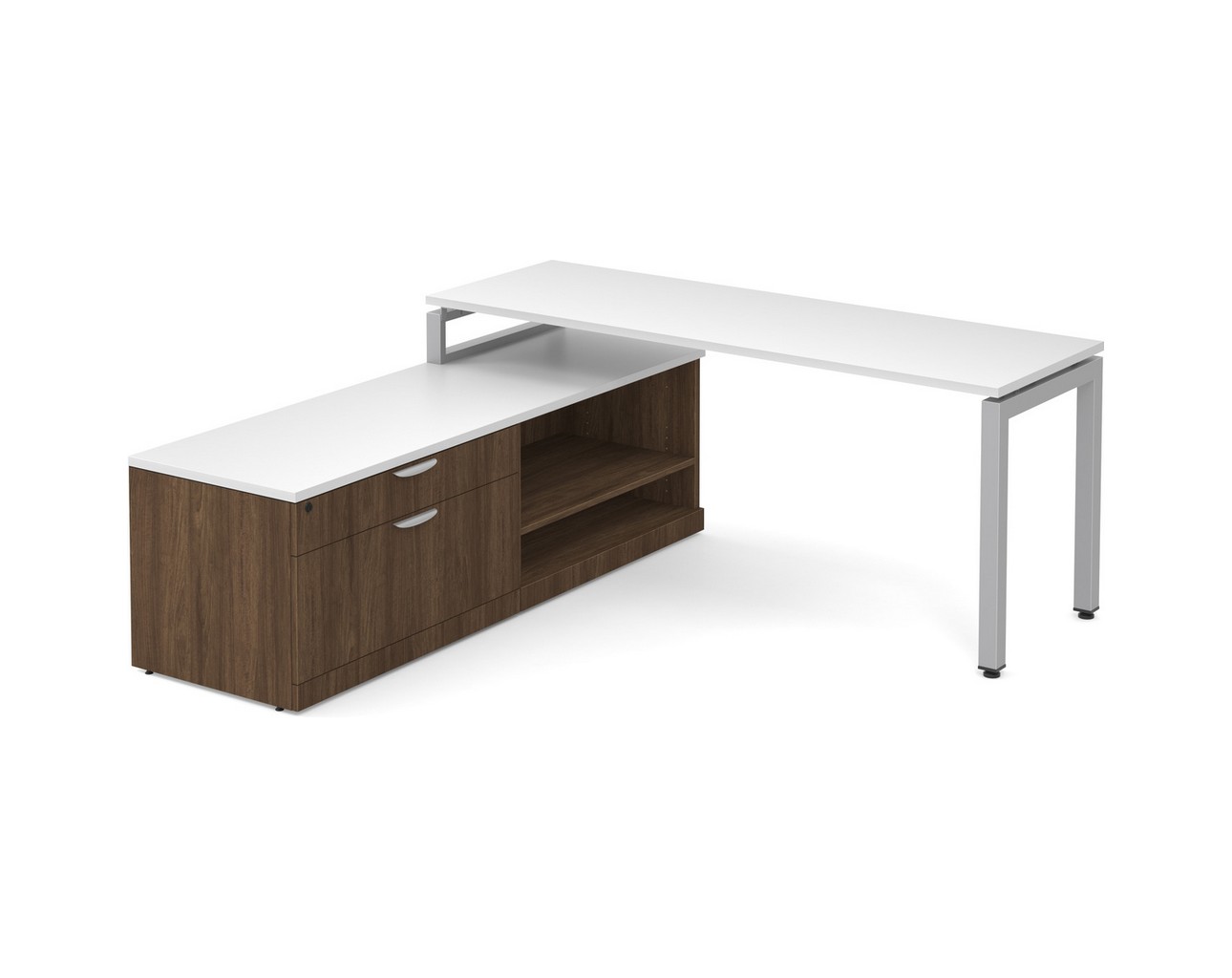 Elements L Shaped Workstation - Package 4-MO - Mi'kmaq Office Furniture