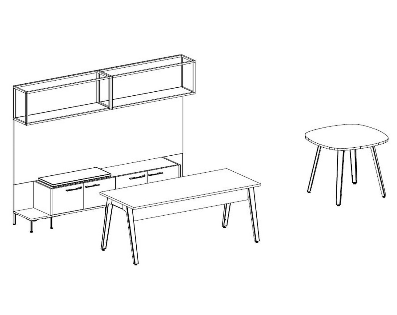 Tayco Halifax Desk Package - TH01 - Mi'kmaq Office Furniture